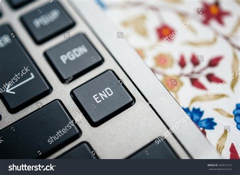 End Button On Keyboard Closeup Surrounded Stock Photo 425912215 Shutterstock
