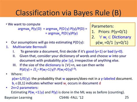 PPT Bayesian Classifier PowerPoint Presentation Free Download ID 1959794
