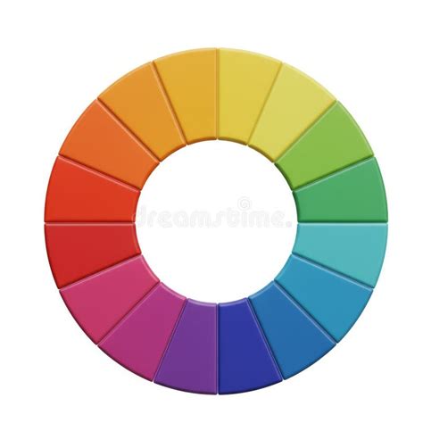 Vibrant Color Wheel Spectrum Circular Gradient Design Stock Illustration Illustration Of