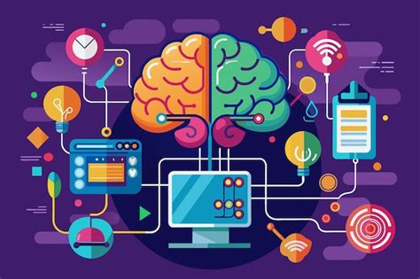 Premium Vector A Braincomputer Interface That Allows You To Control External Devices With Your