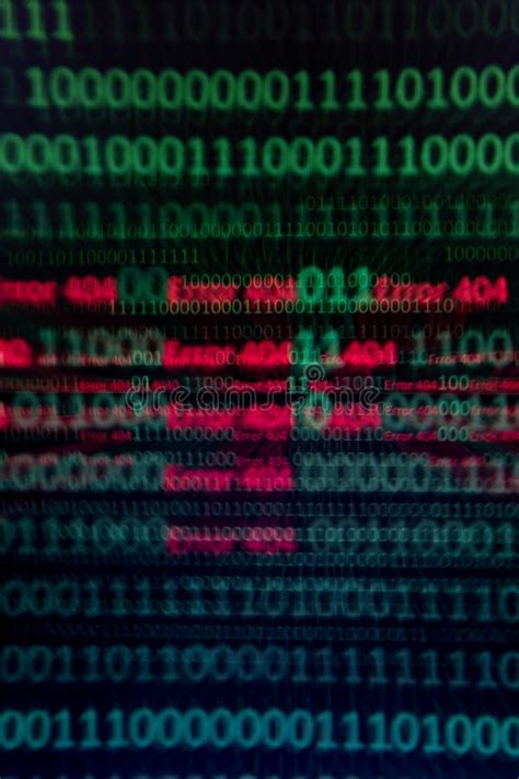Numerical Continuous Abctract Data In Binary Code Give Technology Felling Stock Image Image