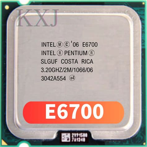 Intel Pentium Dual-Core E6700 3.2 GHz Dual-Core CPU Processor 2M 65W ...