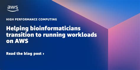 Helping Bioinformaticians Transition To Running Workloads On Aws Aws Hpc Blog