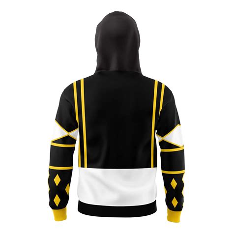 Black Ranger Power Rangers Ninjetti Masked Hoodie Animebape