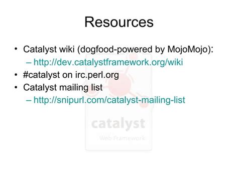 Introduction To Catalyst Part 1 Ppt Computing Technology And Computing