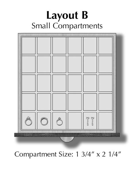 Drawer Inserts Brown Safe