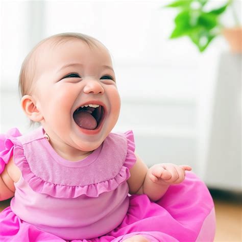 Premium Photo Studio Shot Of Girl In Diaper Seating On Floor Looking