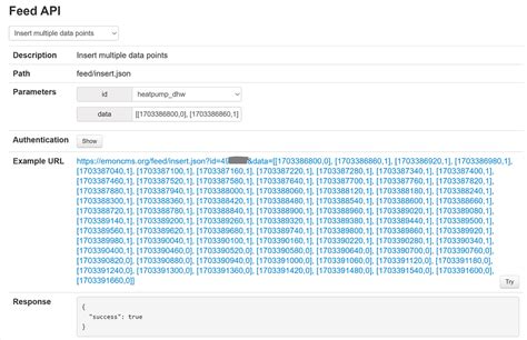 feed api insert multiple data points emoncms openenergymonitor