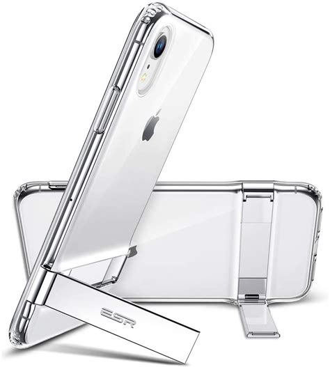 Esr Metal Kickstand Case For Iphone Xr Vertical And Horizontal Stand