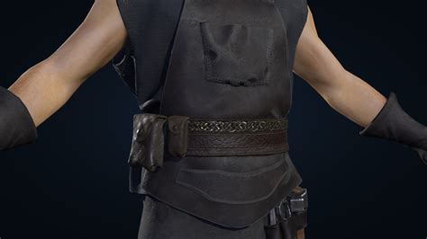 Artstation Elf Blacksmith Game Assets