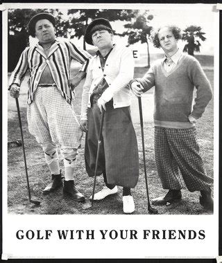 Three Stooges Golf Poster The Three Stooges Law Firm Dewey Cheatem