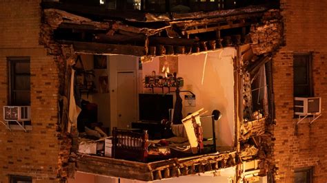 New York City Multi Storey Residential Building Partly Collapses In The