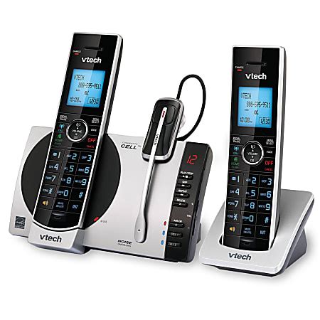 VTech DECT Handset Connect To Cell Cordless Phone With Digital Answering System DS