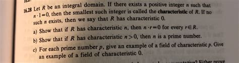 solved he an integral domain if there exists a positive