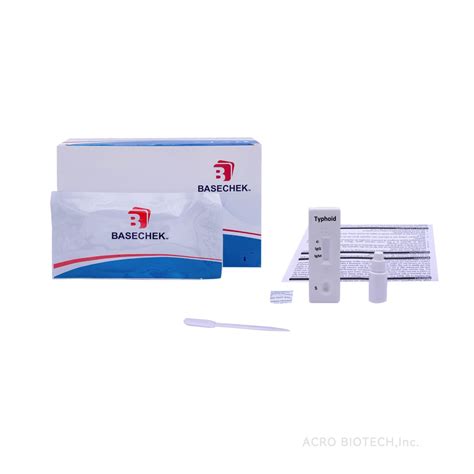 Typhoid Rapid Test Kit For Salmonella Screening Tpt Medical