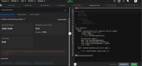 just solved the geeksforgeeks problem of the day tanish prasad