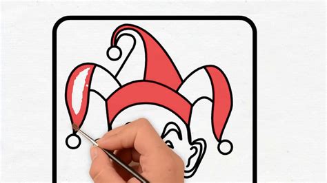 How To Draw A Joker Playing Card