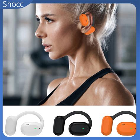 Hot Ows หูฟังไร้สายบลูทูธ 50 หูฟัง Air Conduction หูฟังกีฬาชุดหูฟัง