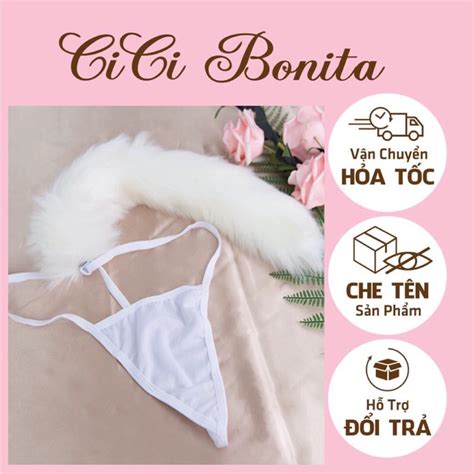 Quần Lót Nữ Quần Lọt Khe đuôi Cáo Thỏ Bông Mềm Mại Sexy Cici Bonita