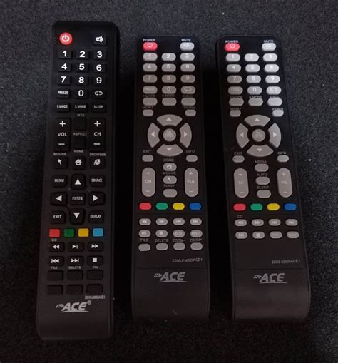 Ace Led Tv Remote Control TV Home Appliances TV Entertainment TV Parts Accessories On