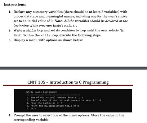 Solved Nstructions Declare Any Necessary Variables Chegg Com
