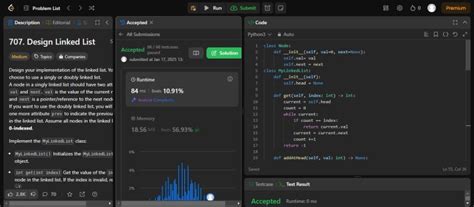 100daysofcode leetcode datastructures linkedlist algorithms