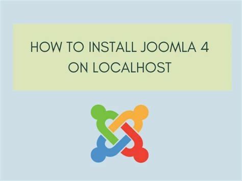 How To Install Joomla On Localhost