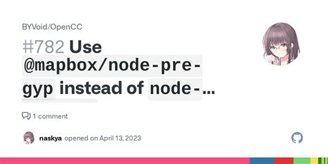 Use `mapboxnode Pre Gyp` Instead Of `node Pre Gyp` · Issue 782 · Byvoidopencc · Github