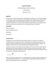 Inductive Sensing Lab ECE Docx INDUCTIVE SENSING Armando Zubillaga Zachary