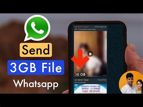 How to send large file on WhatsApp | Send 1 GB file on WhatsApp - YouTube