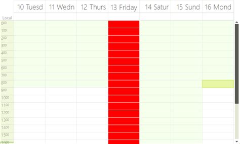Formatting Cells Radscheduler Telerik Ui For Winforms