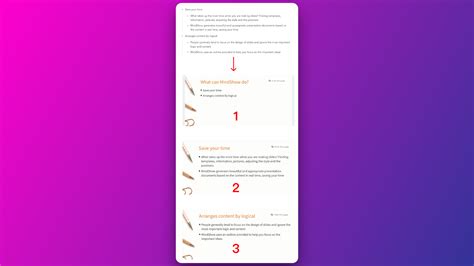 merging multiple pages into one mindshow help
