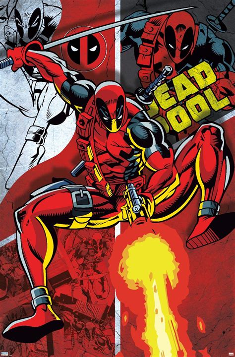 Trends International Marvel Comics Deadpool Collage