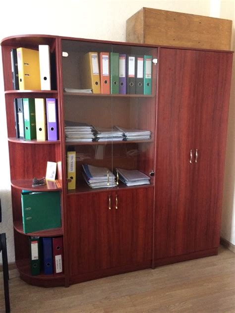 Стінка офісна шафа для одягу книжкова шафа кутова полиця тумба дводвірна стіл письмовий з