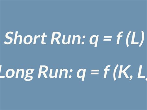Production Function Equation