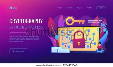 Cryptographic Officer System Administrator Create Algorithm Stock Vector Royalty Free