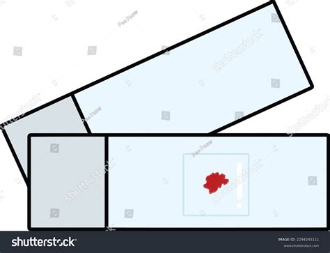 Laboratory Glass Slide Single Frosted Microscope Stock Vector Royalty Free 2294245111