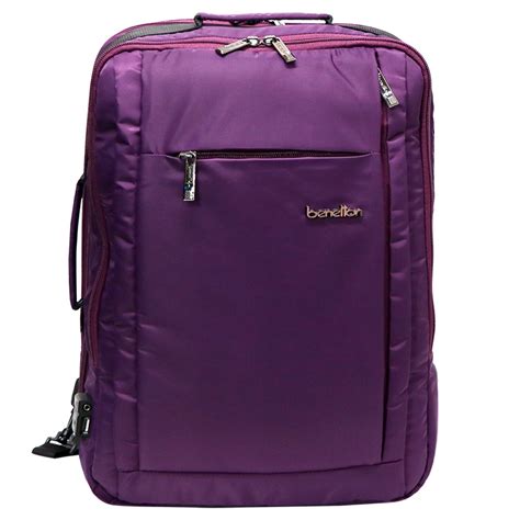 کوله پشتی لپ تاپی بنتون Benetton کد 1740 فروشگاه نویدستان