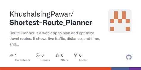 Github Khushalsingpawarshortest Routeplanner Route Planner Is A