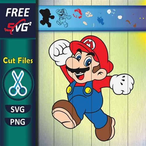 Super Mario Svg Luigi Svg Paper Mario Svg Mario Characters Svg Princess Peach Svg Cut Files For