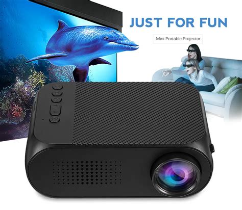 YG 320 YG320 Mini LED Projector 1080P Video HDMI USB Proyector Built In Speaker 400 Lumens 320