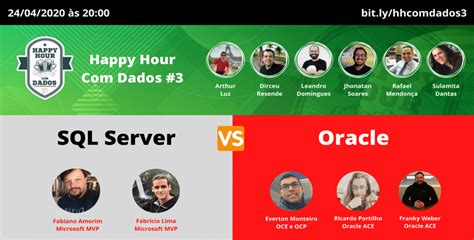 Live Streaming Oracle Vs Sql Server Portuguese Event