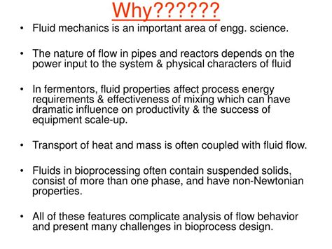 Ppt Bio 208 Fluid Flow Operations In Bioprocessing 3 1 0 4