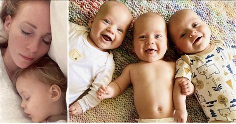 46 Year Old Mom Gives Birth To Healthy Identical Triplets The Odds