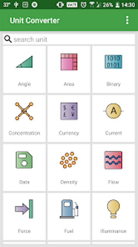 Unit Converter Pour Android Télécharger