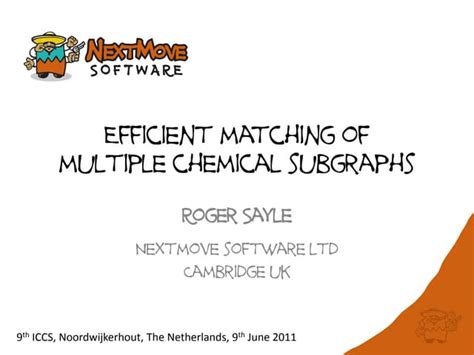 efficient matching of multiple chemical subgraphs pdf