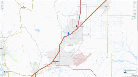 Vacaville California Map