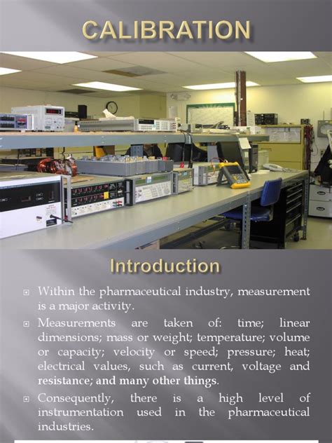 calibration presentation pdf instrumentation calibration