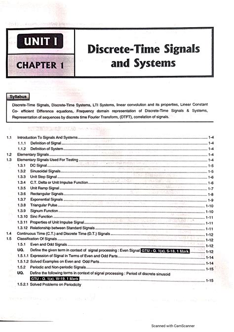 DSP Ch Dsp Question Bank Signals Systems Z Bachelor Of