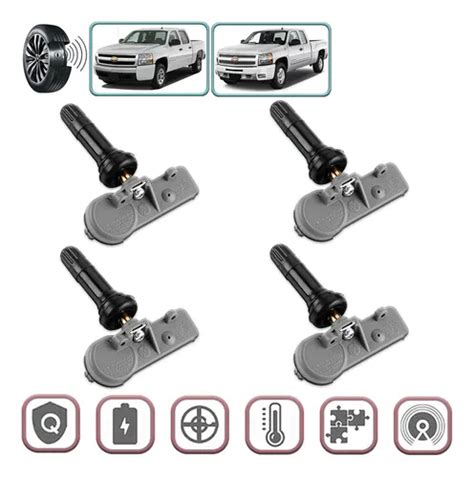 Sensor Presion Llanta Tpms Para Chevrolet Silverado 1500 Hd Meses Sin Interés